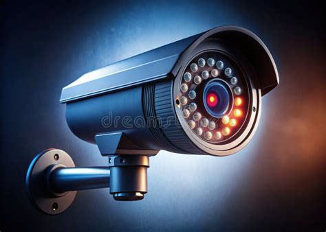 Aipowered Night Vision Cctv Camera Cutout Realistic Lowlight