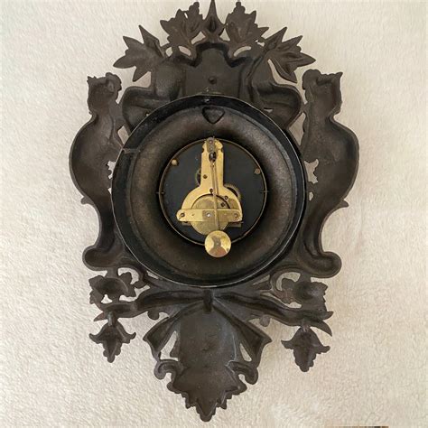 Late 19th Century French Japy Frères And Cie 1867 Small Antique Cartel Clock Etsy