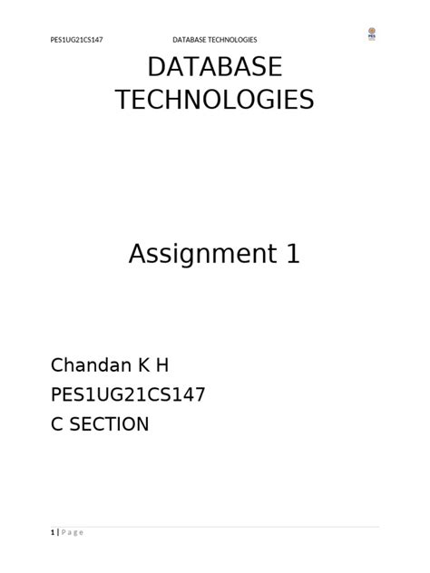 database technologies pdf