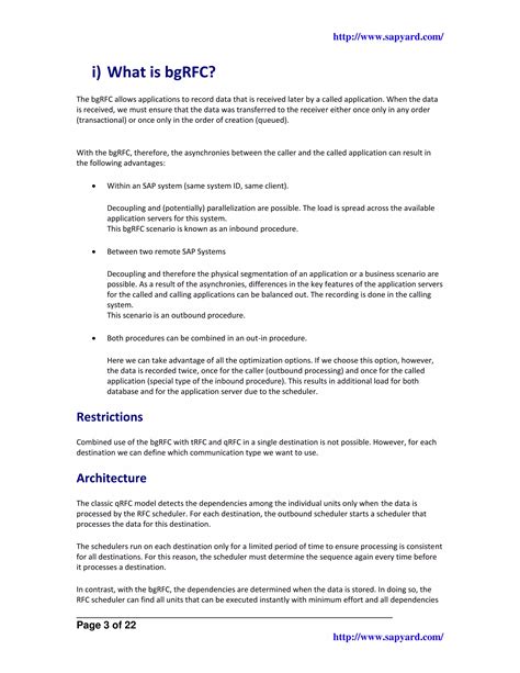 Bgrfc Framework In Sap Pdf