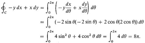 Elementary Calculus Example Line Integral Of A Circle