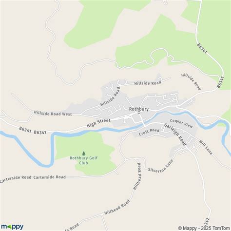 Map Rothbury Map Of Rothbury Ne65 7 And Practical Information