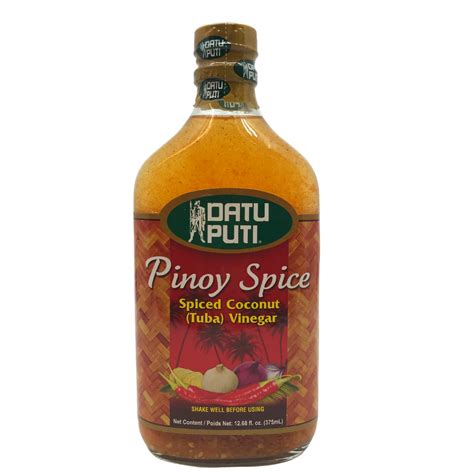 Datu Puti Pinoy Spice 12 68oz Spiced Coconut Tuba Vinegar Pinoy Groseri