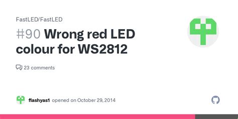 Wrong Red Led Colour For Ws2812 · Issue 90 · Fastledfastled · Github
