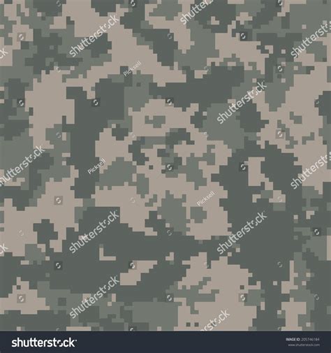 Universal Seamless Camo Texture Vector Stock Vector Royalty Free