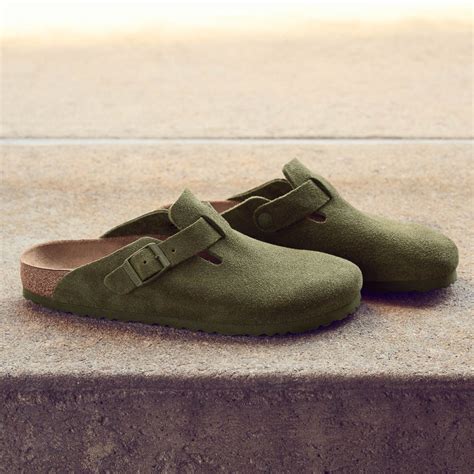 Mens Birkenstock Boston Clog Thyme Journeys