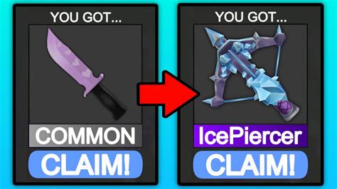 Icepiercer Murder Mystery 2 Icepiercer Arma Godly Antica Per Roblox
