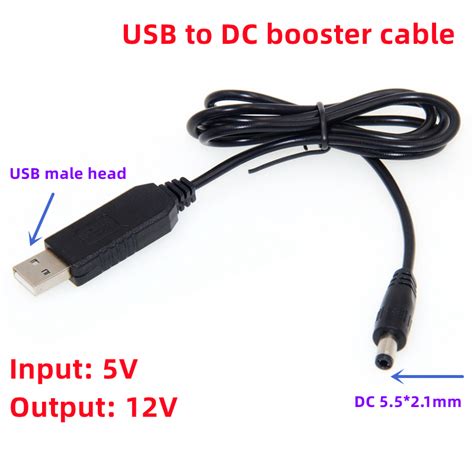 Usb Booster Cable Mobile Power Supply Power Bank 5v Booster 12v Module
