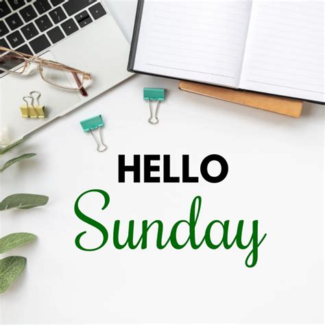 Plantilla De Hello Sunday Instagram Post Template Postermywall