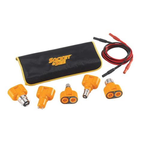 Socket And See Ltkit10 Lamp Test Adaptor Kit Test4less