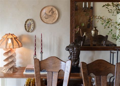 Lone Foxs Dining Room Is Filled With Natural Light And Vintage