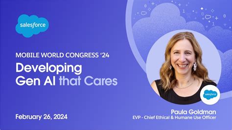 Developing Gen Ai That Cares Salesforce At Mwc 2024 Olivia Sappington Mpa ☁️