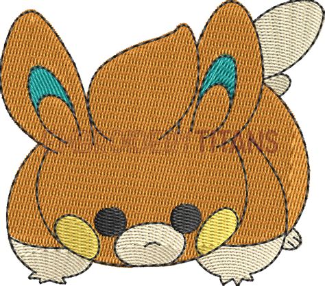 Pawmi Pokemon Free Machine Embroidery Design Download In Pes Jef Vp3 Formats