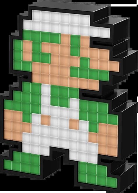 그림 픽셀 친구 슈퍼 마리오 브라더스 루이지 빛나는null Aliexpress