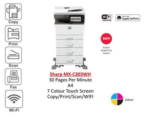 Sharp Mx C303wh