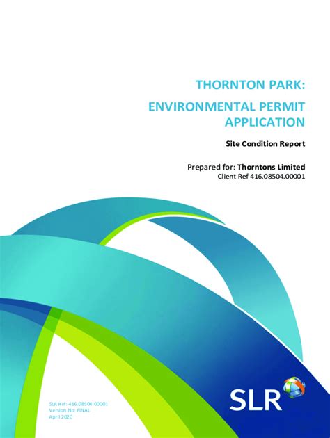 Fillable Online Permit Application Site Condition Report Evaluation