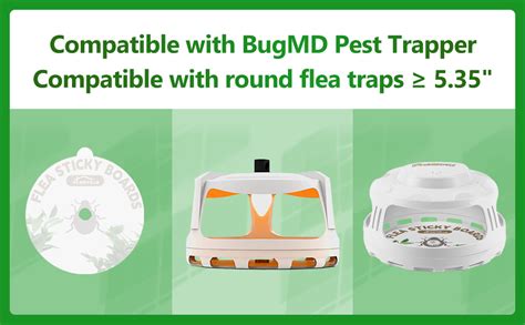 Flodteak 15 Pack Insect Sticky Traps Refills For Bugmd Termination Station Pest