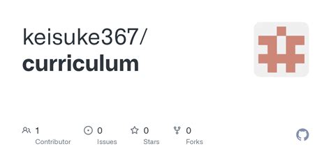 Github Keisuke Curriculum