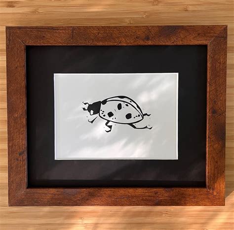 The Ladybug Block Print Etsy