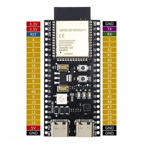 Carte De DÉveloppement Double Typec Avec Cœur Esp32 S3 Pour Une