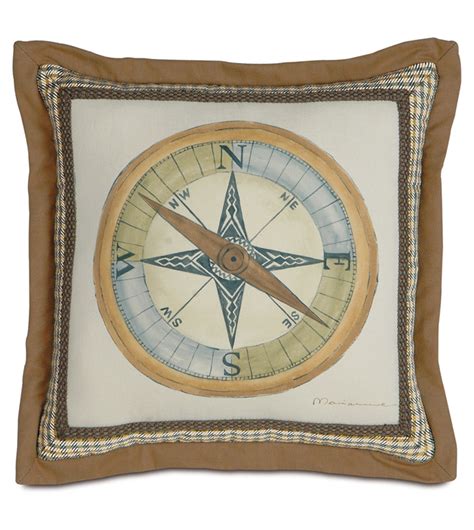 Hand Painted Compass Eastern Accents
