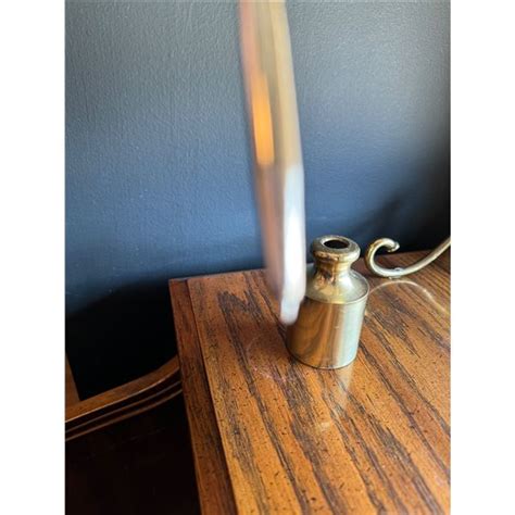 Reproduction Brass Quill Pen And Inkwell