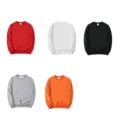 Basic Classic Sports Crew Neck Sweatshirt