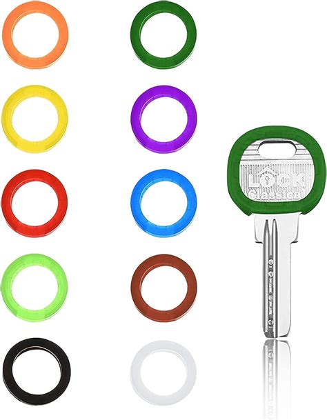 10 Pcs Key Covers 10 Assorted Colors Key Caps Covers Caps Key Toppers