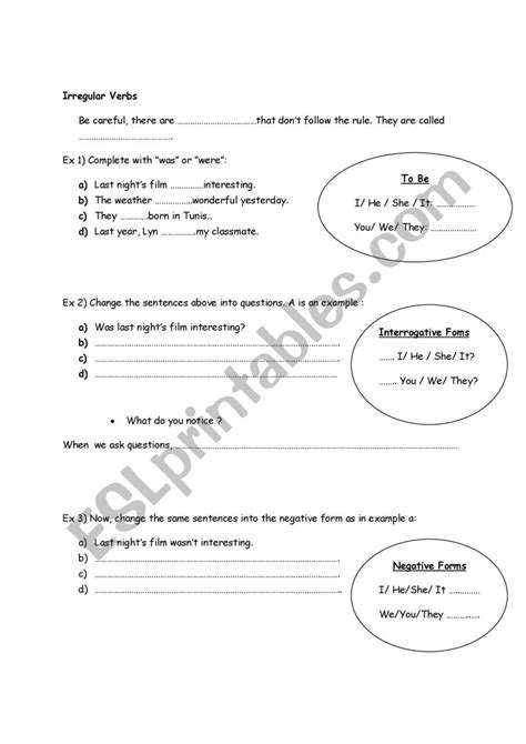 Liveworksheets Simple Past Irregular Verbs