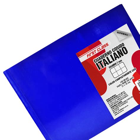 Cuaderno Forma Italiana First Class Cuadro Grande Colores 100 Hojas Office Depot Mexico