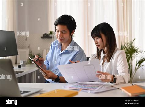 Web Developer Team Collaborating And Developing Template Layout For