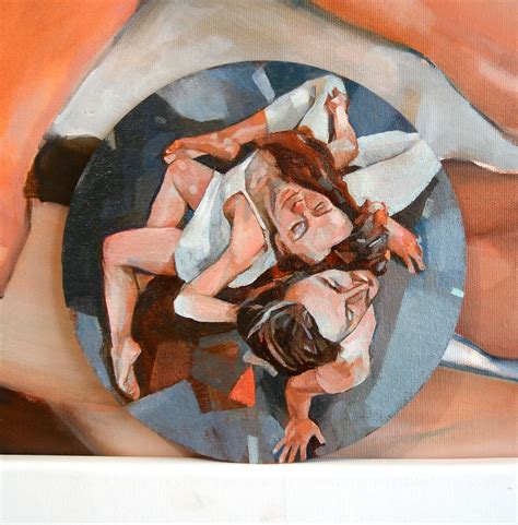 Original Couples Erotic Art Bedroom Decor Modern Art Nude Couples