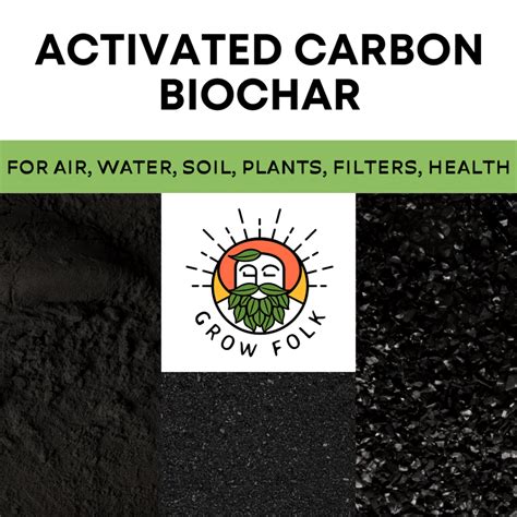 Activated Carbon Biochar 16 34mm Grow Folk