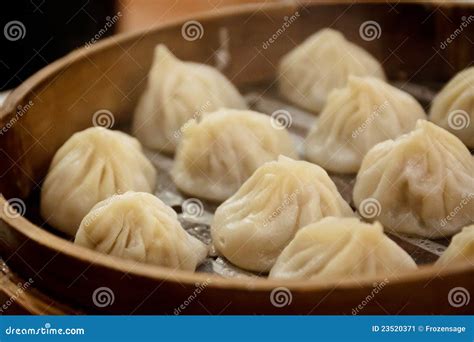 Steaming Hot Shanghai Dumpling Stock Image Image Of Container