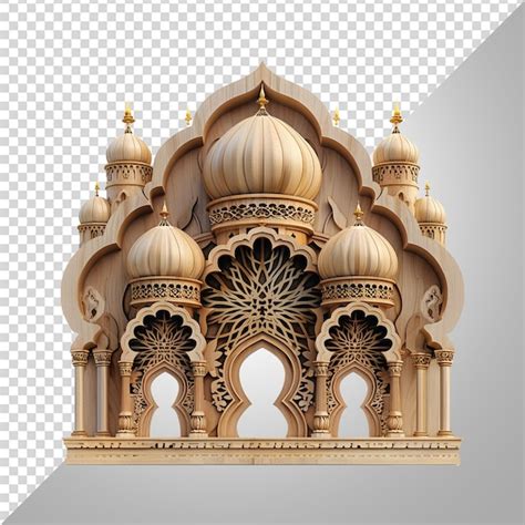 Premium Psd Ornament Islamic 3d Png