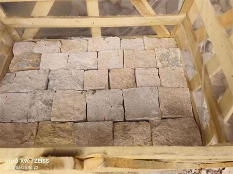 Classical Beige Limestone Wall Cap Yellow Limestone Natural Stone