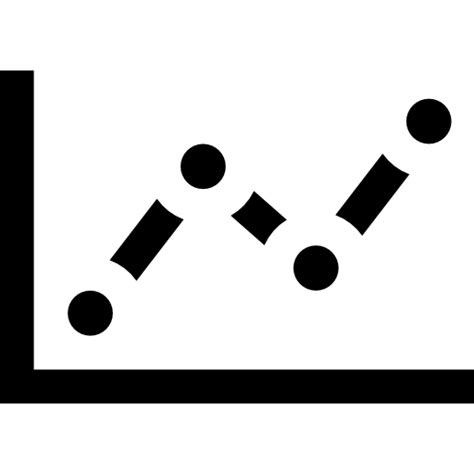 Line Graph Basic Straight Filled Icon