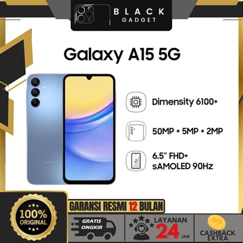 Jual Samsung Galaxy A15 5g 8256gb Garansi Resmi Extra 20 Item Bonus
