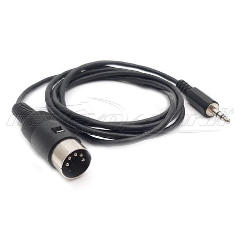 Кабель 5 pin DIN to jack 3.5 mm, у екрані, 3 м | Переходники ТМ.