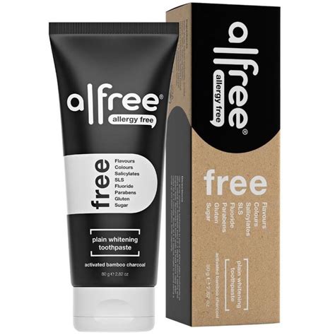 Alfree Plain Whitening Toothpaste 80g Big W