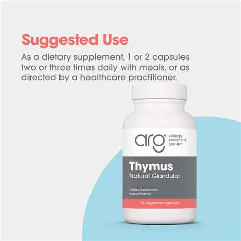 Thymus Supplement Allergy Research Group
