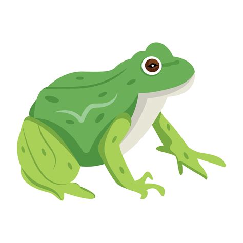 Weba Flat Icon Of Frog Character 47721231 Vector Art At Vecteezy