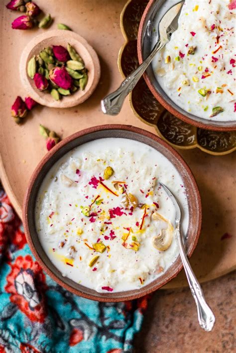 Rice Kheer Indian Rice Pudding Masala And Chai