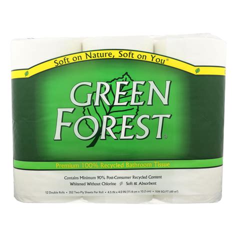 Green Forest Premium Paper Towels White Case Of 10 3 Roll