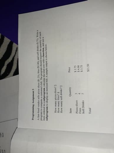 Solved In Qbasic Language Calculate The Total Cost With A Chegg Com