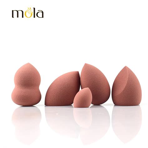 Supply Natural Nude Colors Makeup Sponge Set For Facial Wholesale Factory Shenzhen Mola
