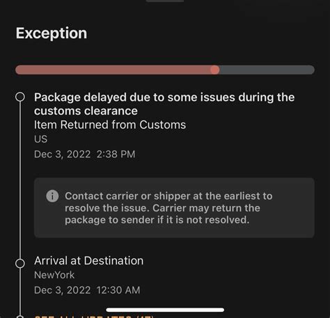 My Package Is Saying Package Delayed Due To Some Issues During The Customs Clearance” Does It
