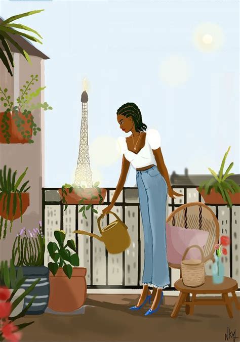 Bria Nicole Art Naomi Okubo Art Nicholle Kobi Art Paris Balcony