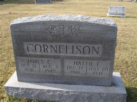James C Cornelison 1856 1943 Homenaje De Find A Grave