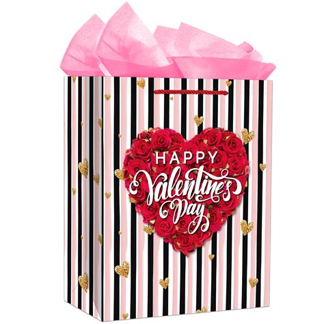 Waahome Valentines T Bags With Handle 11 5x9x5 Romantic Large